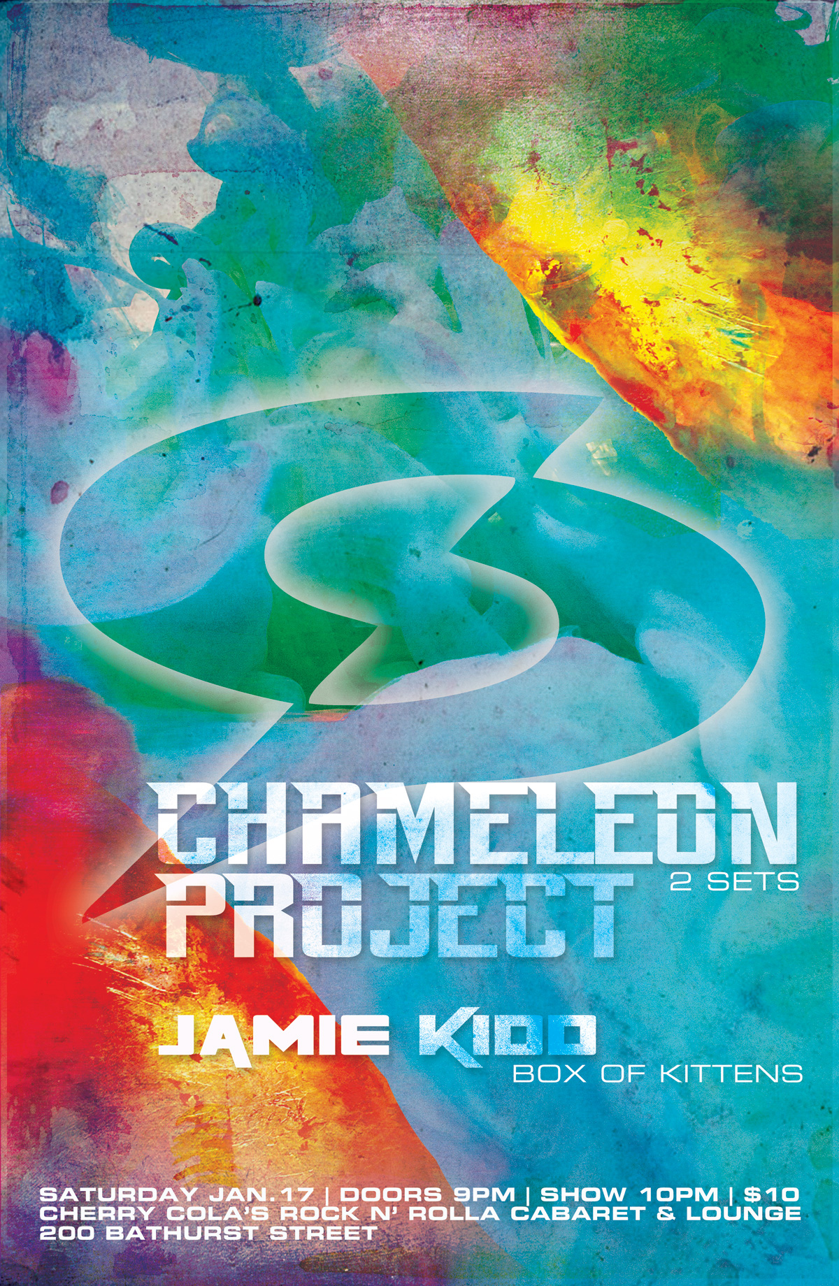 Jan.17th: Chameleon Project & Jamie Kidd | Chameleon Project